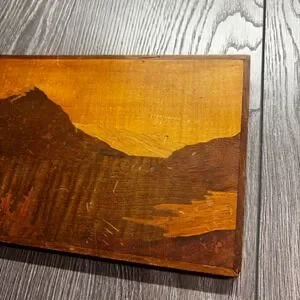 Ashworth | Wall Decor | Vintage Marquetry Wood Inlay Art Helvellyn And ...